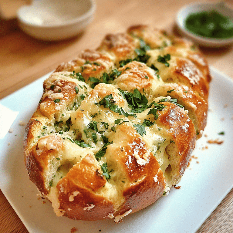 Cheesy Pull Apart Garlic Bread - I Heart Meals